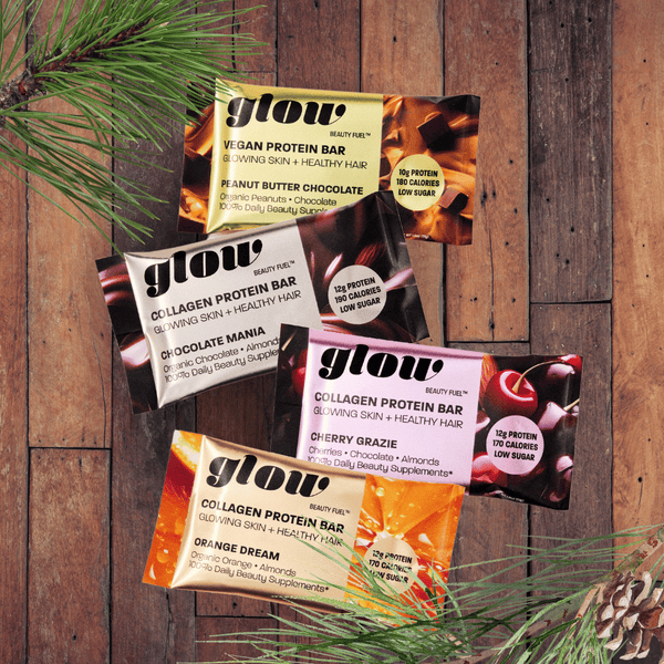Vegan Protein Bars to Boost Collagen Production | Glow Beauty Fuel