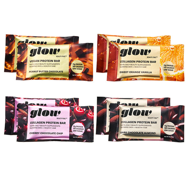 Protein Beauty Bar Variety Pack - Glow Beauty Fuel